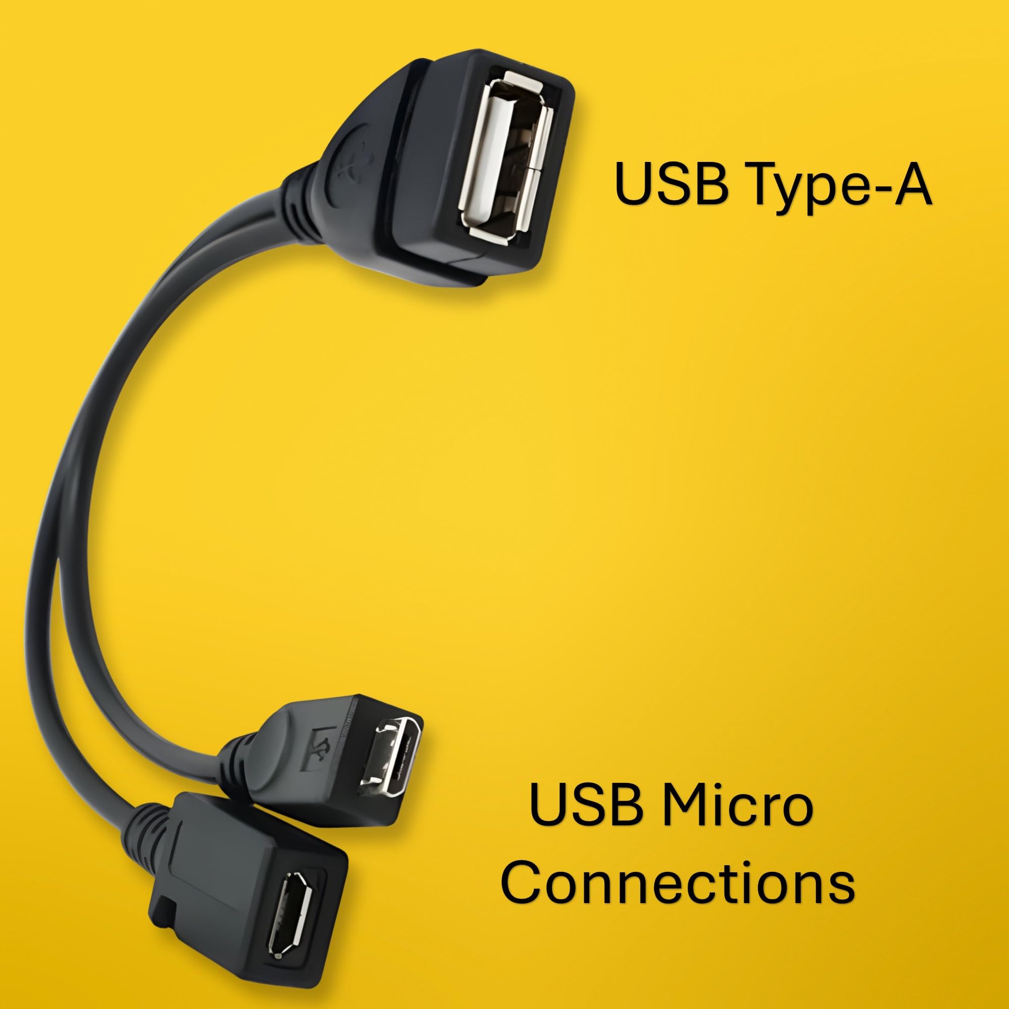 [3 Pack] USB Port Adapter, Micro OTG Cable and Power - Compatible with fireSticks, Streaming Media Devices, Rii and Logitech Keyboards, and Nintendo Switch, SNES, NES Classic