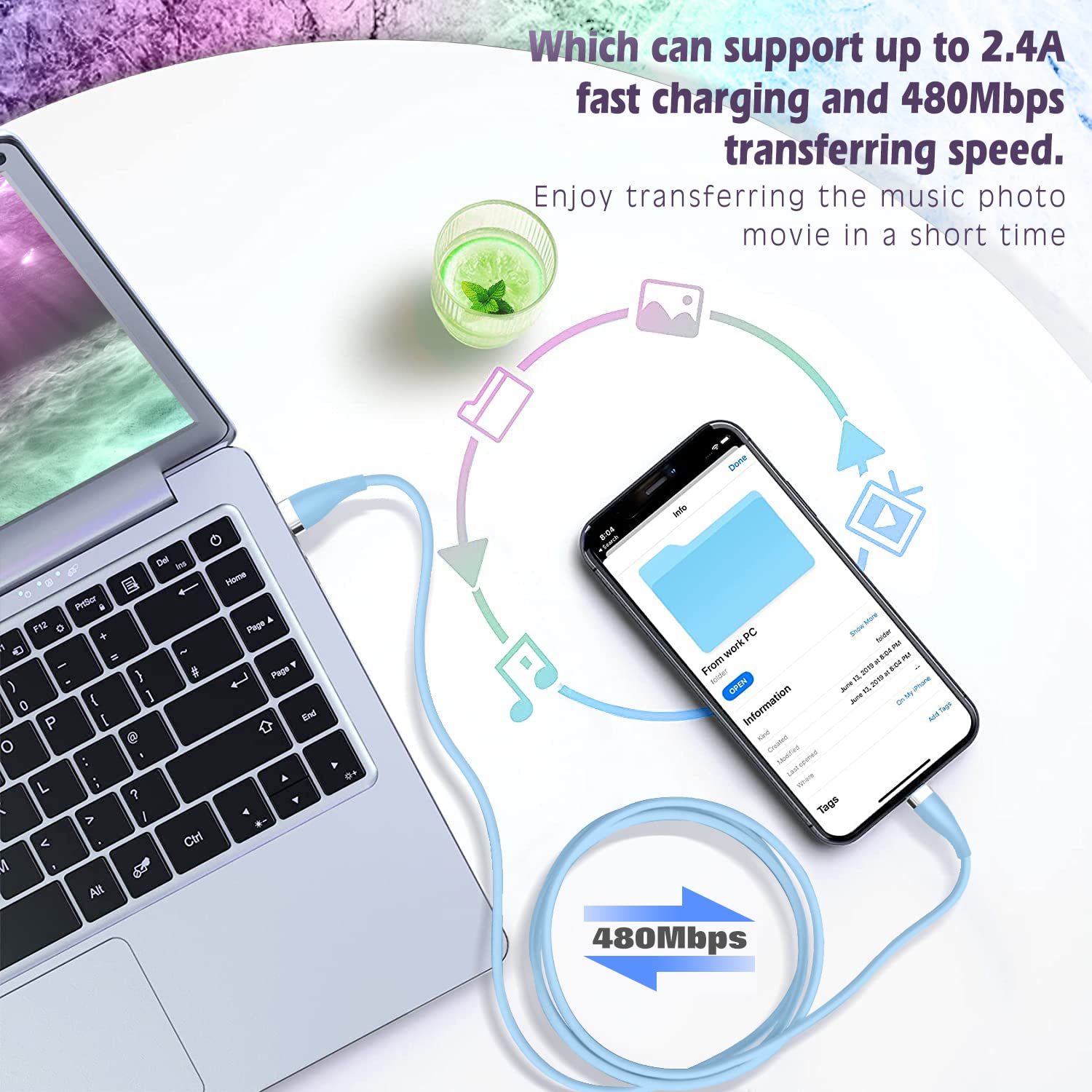 [Apple MFi Certified] iPhone Charger 6FT USB Lightning Cable Fast Charging iPhone Charger Cord Compatible with iPhone14/13/12/11 Pro Max/XS MAX/XR/XS/X/8/7/Plus/6S/6/SE/5S/iPad(3Pack)