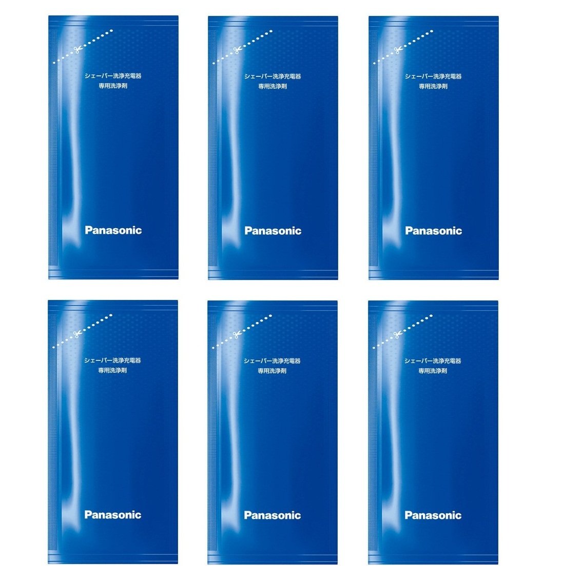 [Bulk buying set] Panasonic LAMDASH shaver cleaning charger dedicated cleaning agents -6 pieces- (japan import) by Panasonic