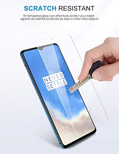 [4-Pack] SPARIN Screen Protector Compatible with OnePlus 7T, Tempered Glass Screen Protector with Alignment Frame / High Definition / Scratch Resistance