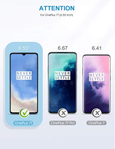 [4-Pack] SPARIN Screen Protector Compatible with OnePlus 7T, Tempered Glass Screen Protector with Alignment Frame / High Definition / Scratch Resistance