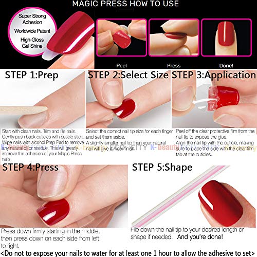 [DASHING DIVA -Toes]Magic Press SUPER SLIM Fit- Pedicure (2 Different Designs 24+24strips)SO BLUE+RED SHOES336/31bcc