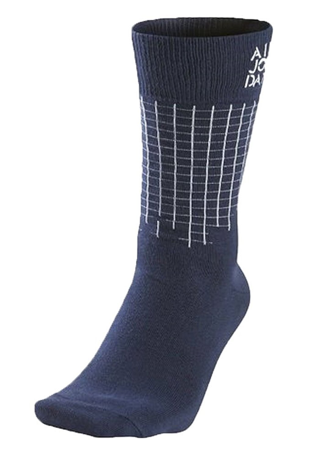 [642207-410] AIR JORDAN STENCIL CREW SOCK ACCESSORIES SOCKS AIR JORDANNAVY BLUE GREY