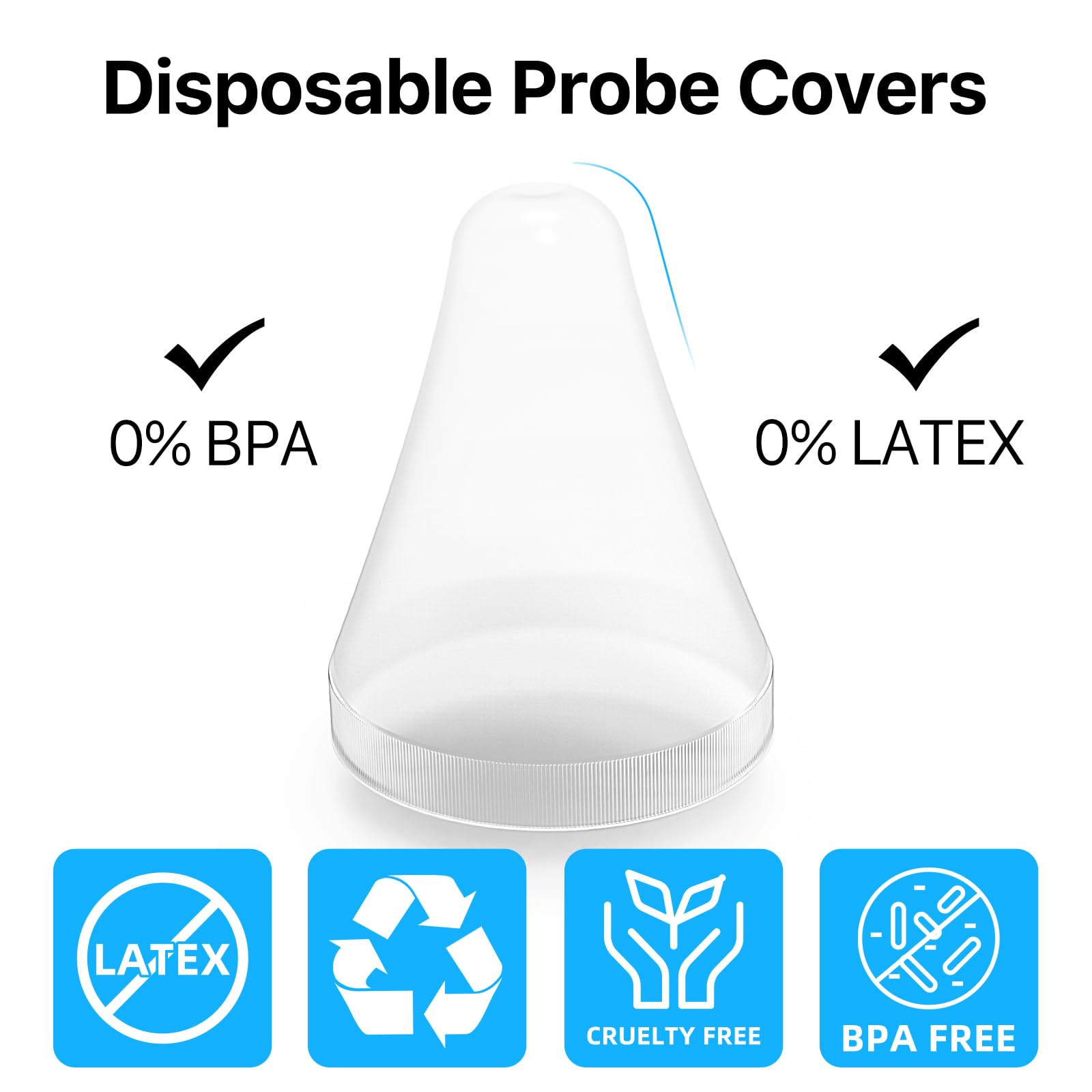 [Ear Thermometer Kit ] Femometer Family 1015 Ear Thermometer and 96X Probe Covers