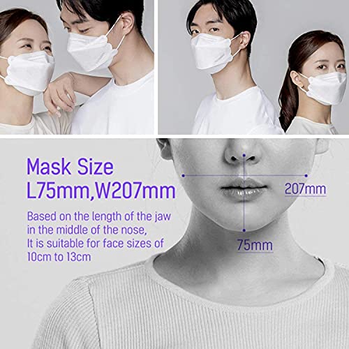 [30 Pack] Air-Queen Nano-Mask | White | Nanofiber Filter | Ultra Thin | 3-Layer Face Mask for Adults | Individually Packed (30 Pack, White)