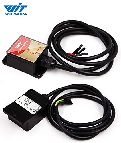 [Industrial-Grade Accelerometer+Inclinometer] HWT905-RS232 MPU9250 9-axis Gyroscope+Angle(XY 0.05° Accuracy)+Digital Compass with Kalman Filtering, Temp&Magnetometer Compensation, IP68 Waterproof