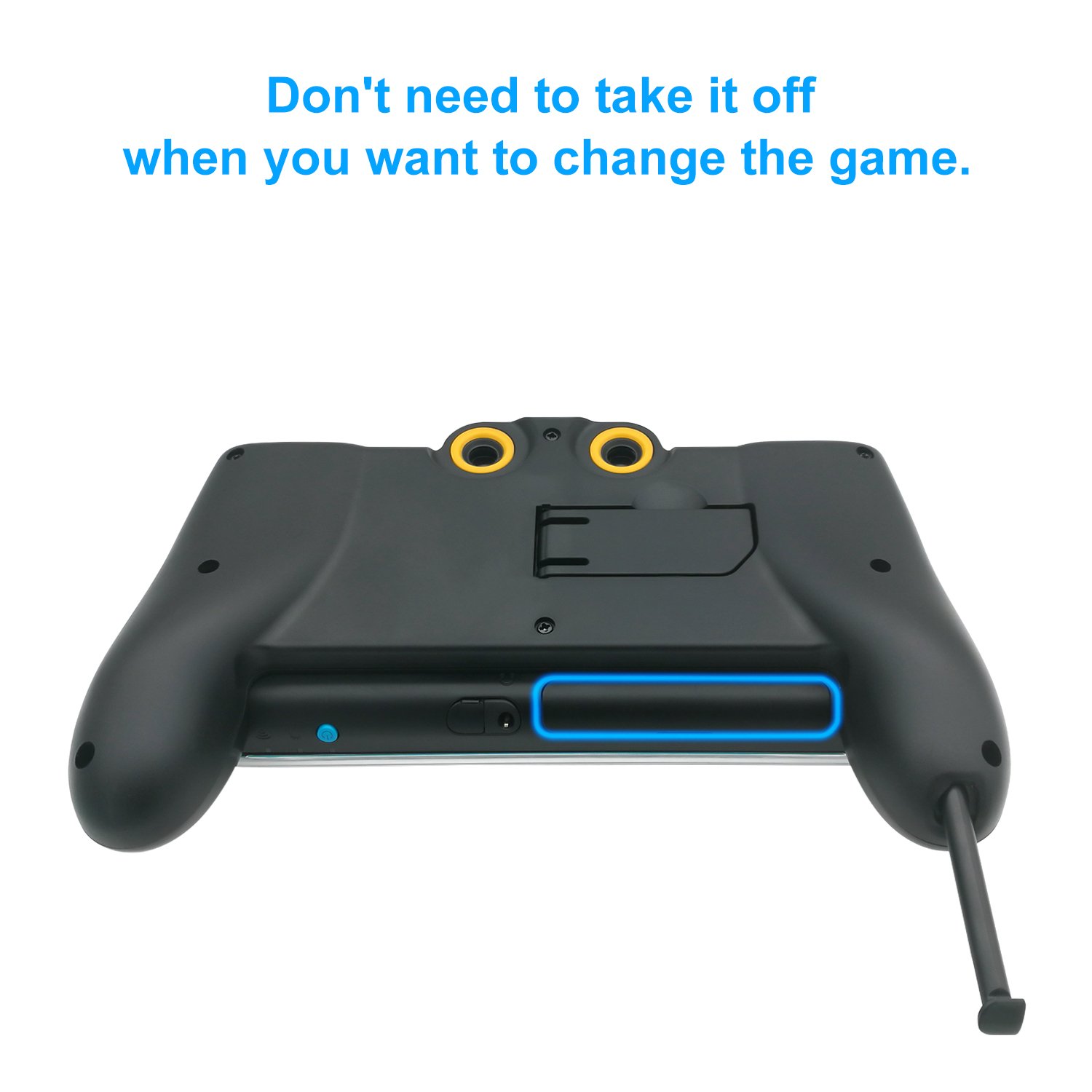 [Updated] Hand Grip Compatible with Nintendo 2DS XL with 1 Stylus and 1 Clear Case Compatible with Nintendo 2DS XL