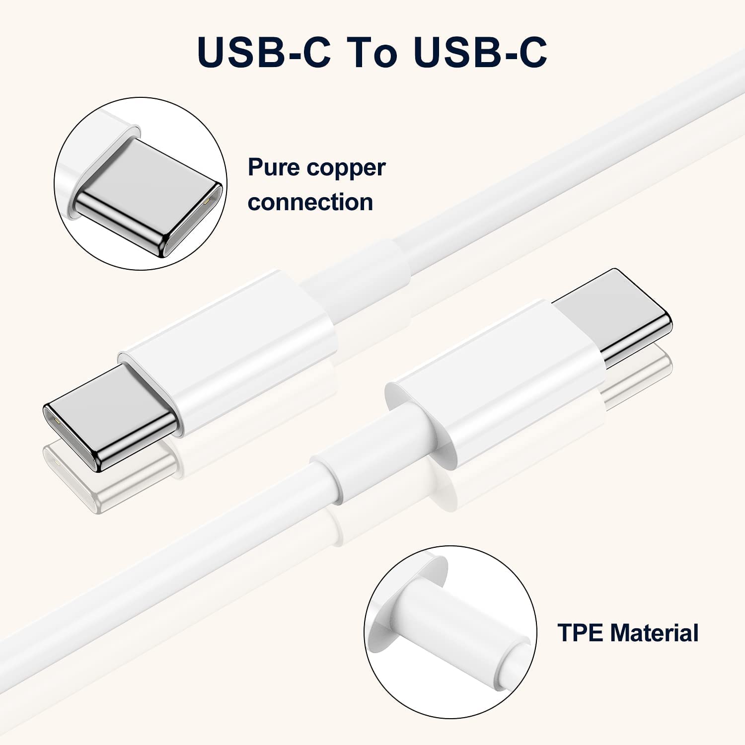 [Apple MFi Certified] IPhone 15 Charger Fast Charging, 2 Pack PD 20W USB C Wall Charger with USB C to USB C Fast Charging Data Sync Cable for IPhone 15/15 Plus/15 Pro/15 Pro Max, iPad Pro/Air/Mini