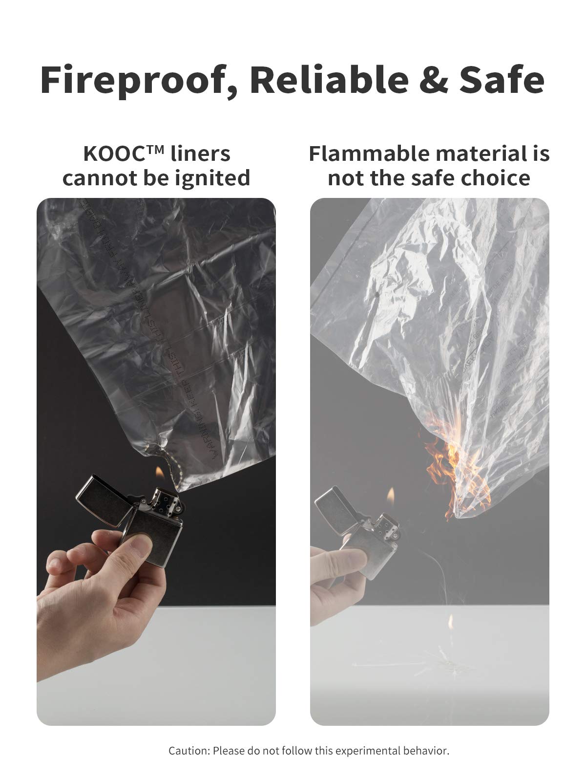[NEW]KOOC Premium Slow Cooker Liners and Cooking Bags, Large Size Fits 4QT to 8.5QT Pot, 13"x21" (20 counts), Suitable for Oval & Round Pot, BPA Free