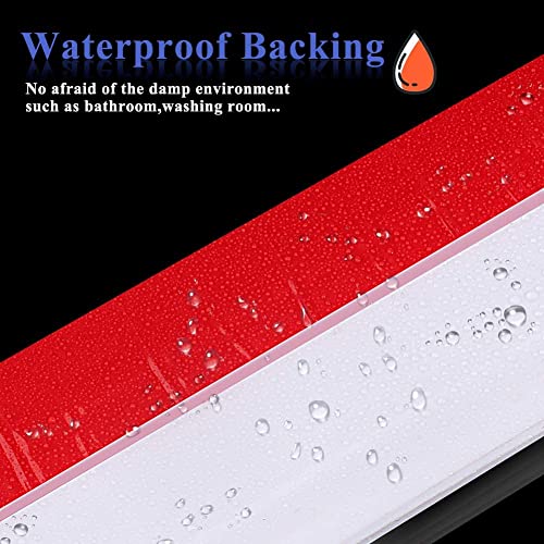 [New Upgrade] Huge Gap Door Draft Stopper, 3-2/5"W Widened Door Sweep Seal Gap Up to 1-4/5" for Interior & Exterior Doors - Keeping Draft, Noise, Dust and Unwanted Animals Out,3-2/5"W x 39" L,White