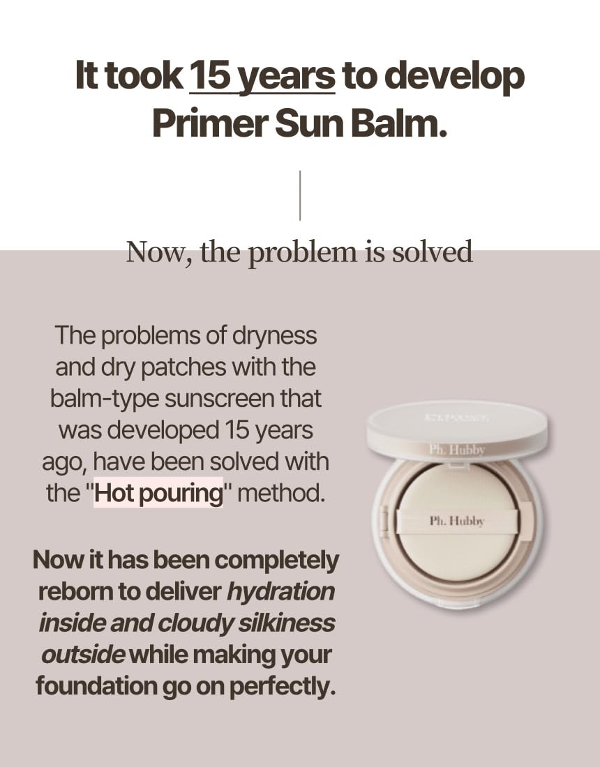 [Ph. Hubby] Primer Sun Balm Primer & Sun Care 2-in-1 Balm SPF 50+ PA+++