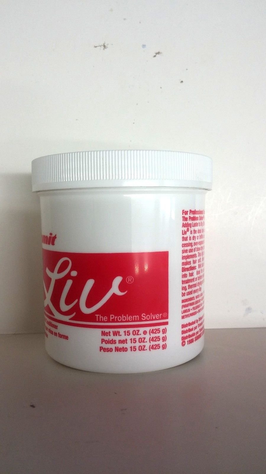 [SUMMIT] LIV CREME HAIRDRESSING AND CONDITIONER 15 OZ, 425 g