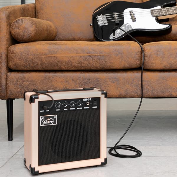 [Do Not Sell on Amazonf]Glarry 20W GB-20 Electric Bass Guitar Amplifier Natural Color
