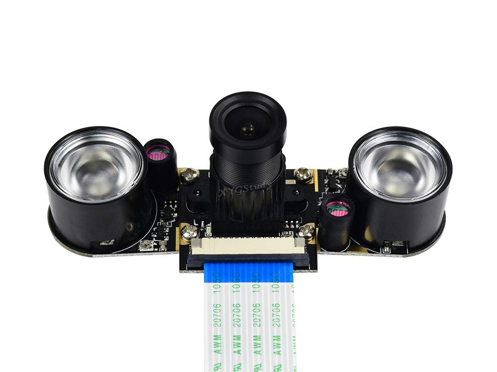 [RPi Camera (F)] Raspberry-pi Camera Module OV5647 sensor HD video Webcam 5MP 1080p Supports Night Vision for Raspberry Pi model B B+ A+ Pi 3 2 1 Development board module kit @XYGStudy