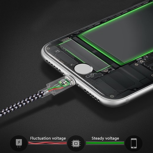 [MFi Certified] iPhone Charger 4Pack(3/6/6/10FT) USB Lightning Cable Nylon Braided Fast Charging iPhone Cord Compatible iPhone14/All iPhones/iPad/iPod