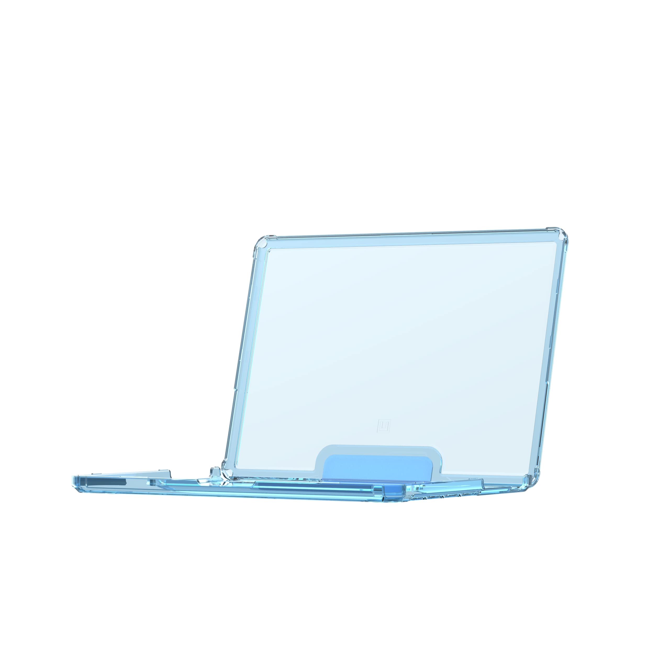 [U] by UAG Designed for MacBook Pro 14" Case 2021-2023 A2918 A2992 M3/M3 Pro/Max, M2 Pro/Max, M1 Pro/Max Slim Impact Resistant Touch ID Military Dropproof Lucent Laptop Cover, Transparent Cerulean