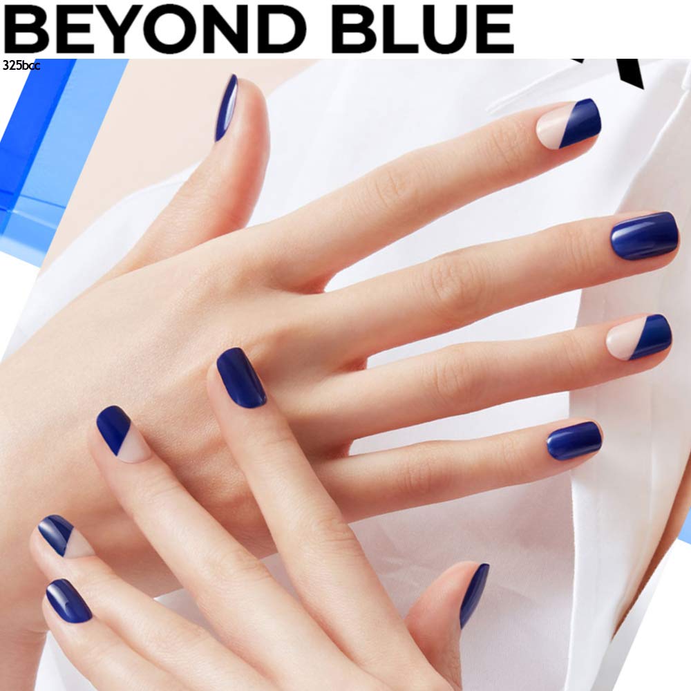 [DASHING DIVA–Nails]Premium Magic Press SUPER SLIM FIT(2 Different Designs 30+30strips in 12 sizes)BEYOND BLUE+WHITE LOVER 325/26bcc