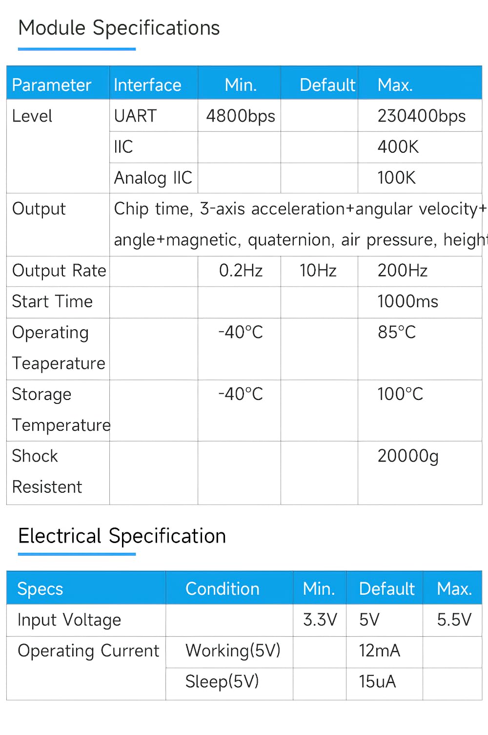 [Bluetooth Accelerometer+Inclinometer] BWT901 MPU9250 High-Precision 9-axis Gyro+Angle(XY 0.05° Accuracy)+Magnetometer with Kalman Filter, 200Hz High-Stability 3-axis IMU Sensor for PC/Android/Arduino