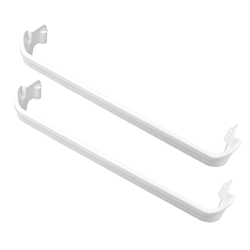 [UPGRADE] 2PCS 240534901 Refrigerator Door Shelf Bar Rail, Fit for frigidaire kenmore, Replace 948954, AP3214630, PS734935, EAP734935 Door Shelf Retainer Bar
