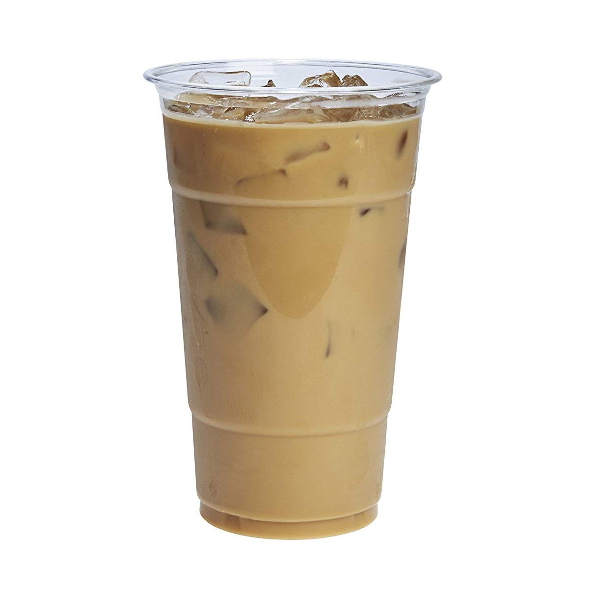 [Bulk case of 6/100 Pack ] 24 oz. Crystal Clear PET Plastic Cups