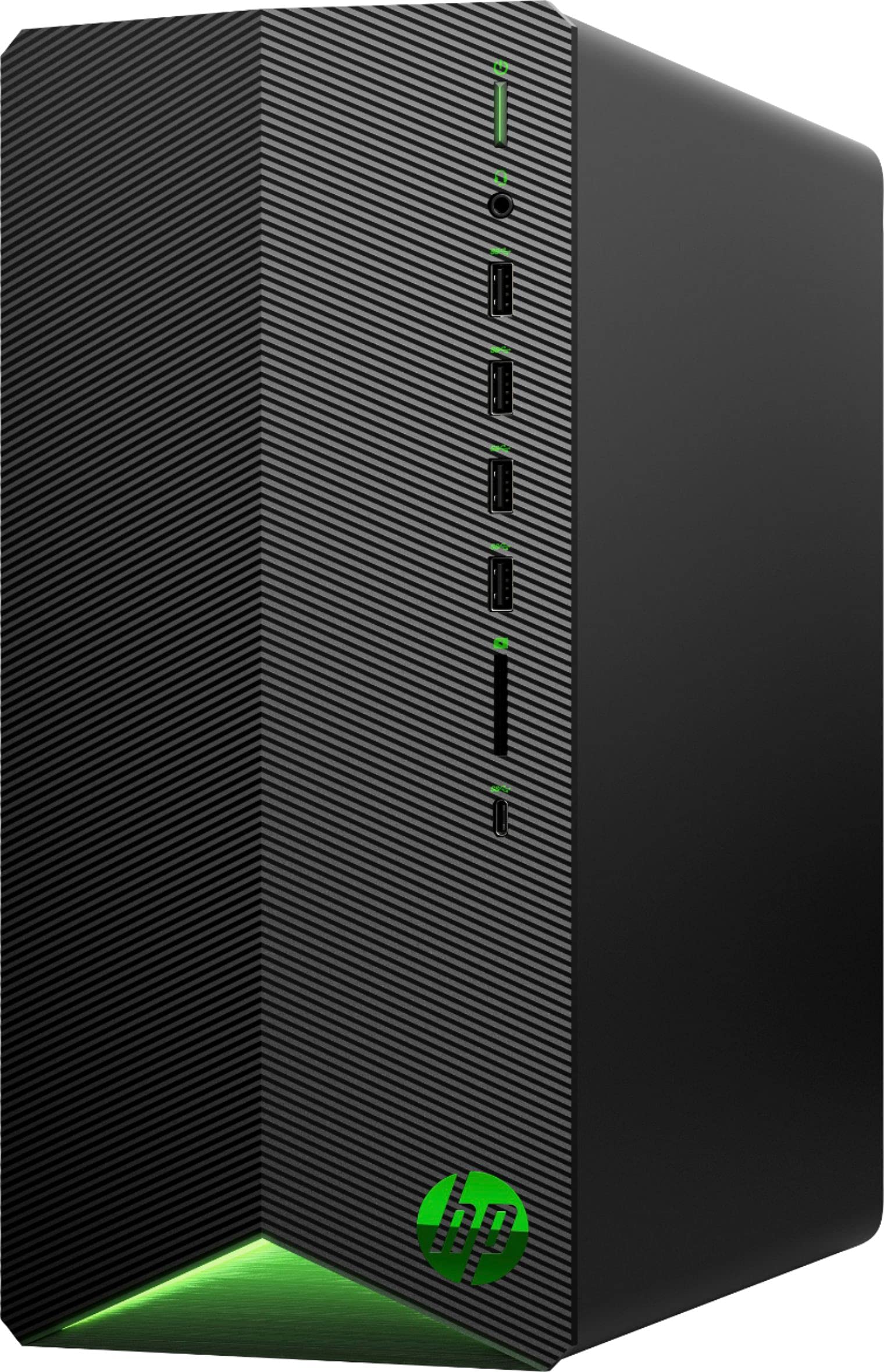 [Geforce RTX 3060] 2022 HP Pavilion Gaming Desktop PC, 16GB RAM, 1TB SSD+2TB HDD, Intel i5-10400F, Wired Mouse & Keyboard, Bluetooth, Wi-Fi, USB Type-C, Display Port, HDMI, Windows 11, Mouse Pad