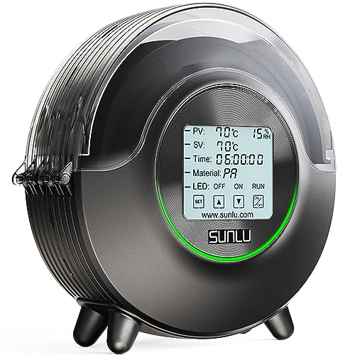 [Newest Official Fan Version] SUNLU 3D Printer Filament Dryer Box S2 with Fan for Nylon ABS PETG PLA 1.75/2.85/3.00mm, 360° Surround Heating Holder, Upgrad Built-in Fan Quickly Keeping Dry Long Time