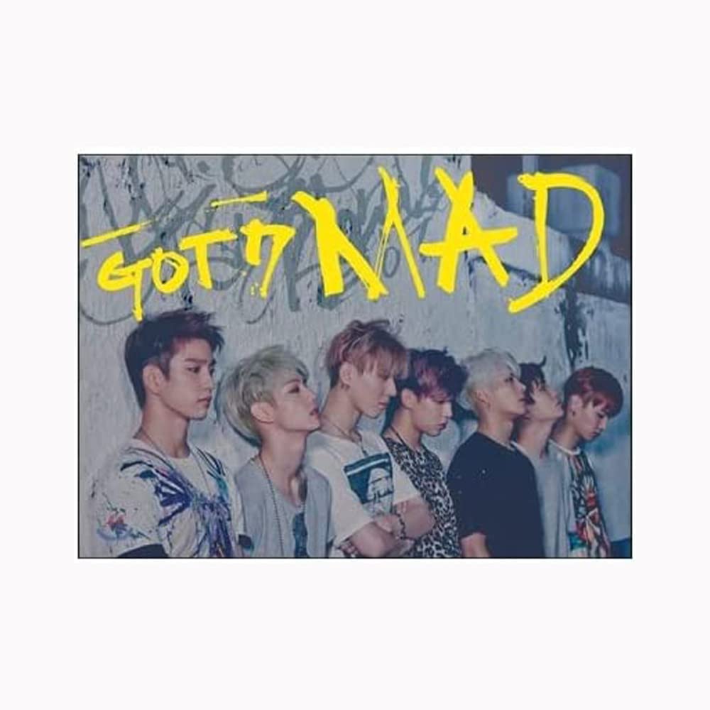 [REISSUE] GOT7 - MAD MINI CD ALBUM BOOKLET PHOTOCARD SEALED (VERTICAL ver. (WHITE))