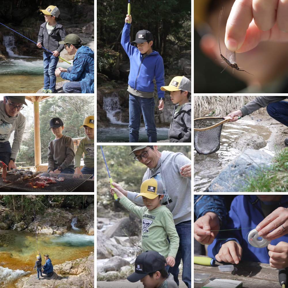 [river peak] POP Star Tenkara Rod (Wine Red)