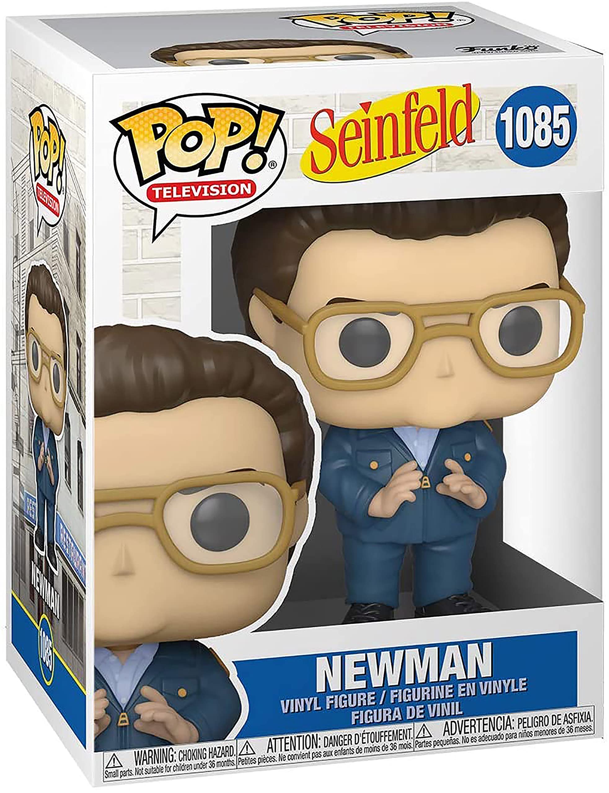 [POP] +Replacement + [Seinfeld- Newman The Mailman - Vinyl Figure #1085 - Bundled with Pop Box Protector Case] + [Funko]