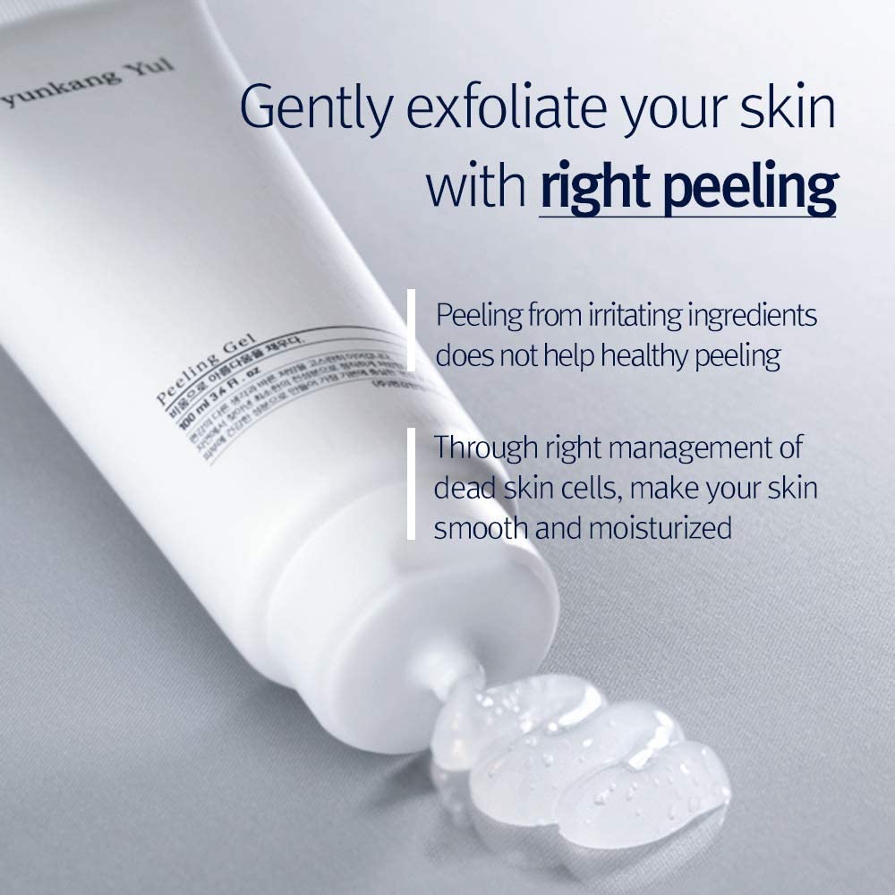 [PKY] Pyunkang Yul Peeling Gel with Immediate Visible Effect, Mild and Smooth Face Scrub with Papaya and AHA, Zero-Irritation, Korean Skincare (3.4 Fl.Oz, 100ml)