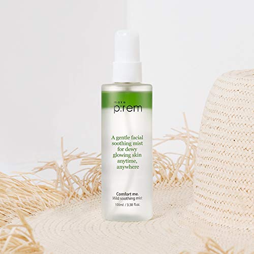 [make p:rem] Comfort me. Mild soothing mist | hydrating facial spray for dry skin | alcohol-free, no artificial coloring | Jojoba Seed Oil | 100ml, 3.38 fl.oz. | MAKEP:REM makeprem
