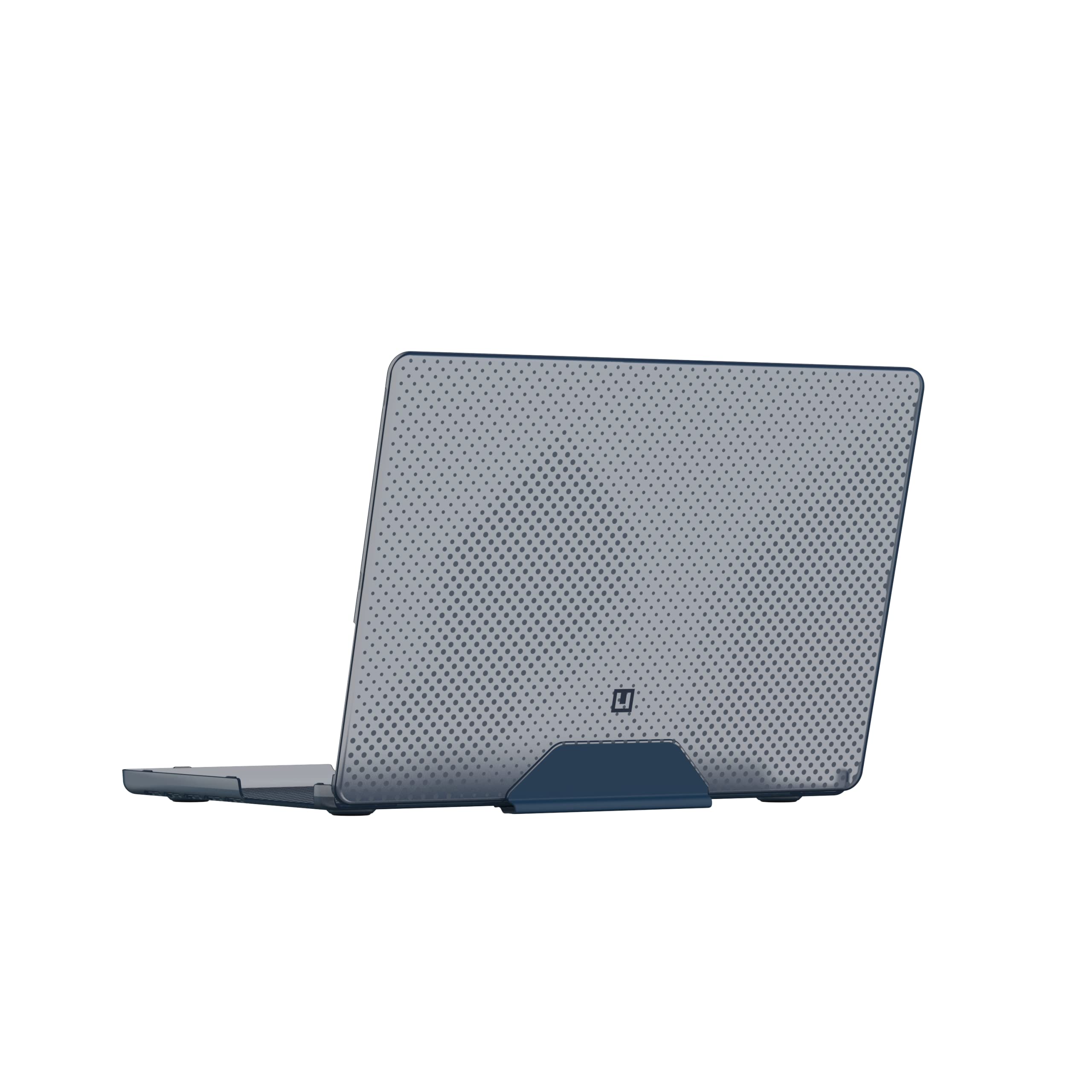 [U] by UAG Designed for MacBook Pro 14" Case 2021-2023 A2918 A2992 M3/M3 Pro/Max, A2779 M2 Pro/Max, A2442 M1 Pro/Max Slim Scratch Resistant Touch ID DOT Protective Laptop Cover, Grey Translucent Ice