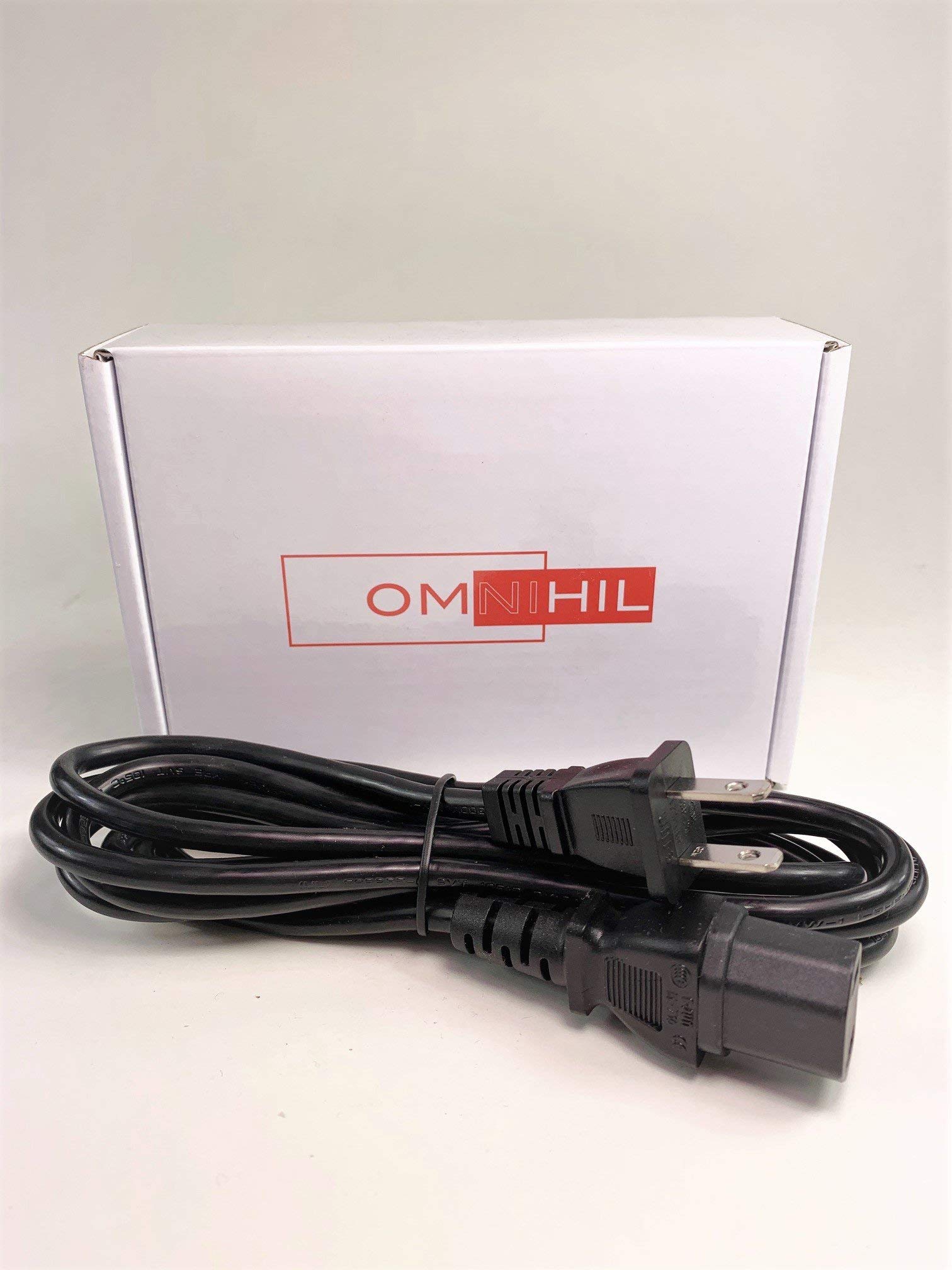 [UL Listed] OMNIHIL 8 Feet Long AC/DC Power Cord Compatible with IROBOT ROOMBA i3+