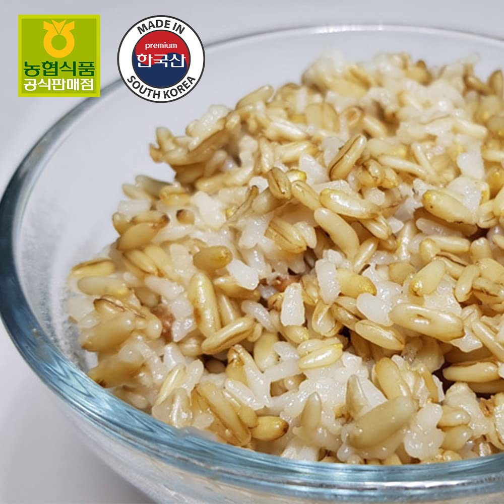 [NongHyup] Whole Oat Groats, Product of Korea, Whole Kernels, Rice Substitute, 농협 밥심 귀리, 100% 한국산 귀리 잡곡 (1.65 lb)