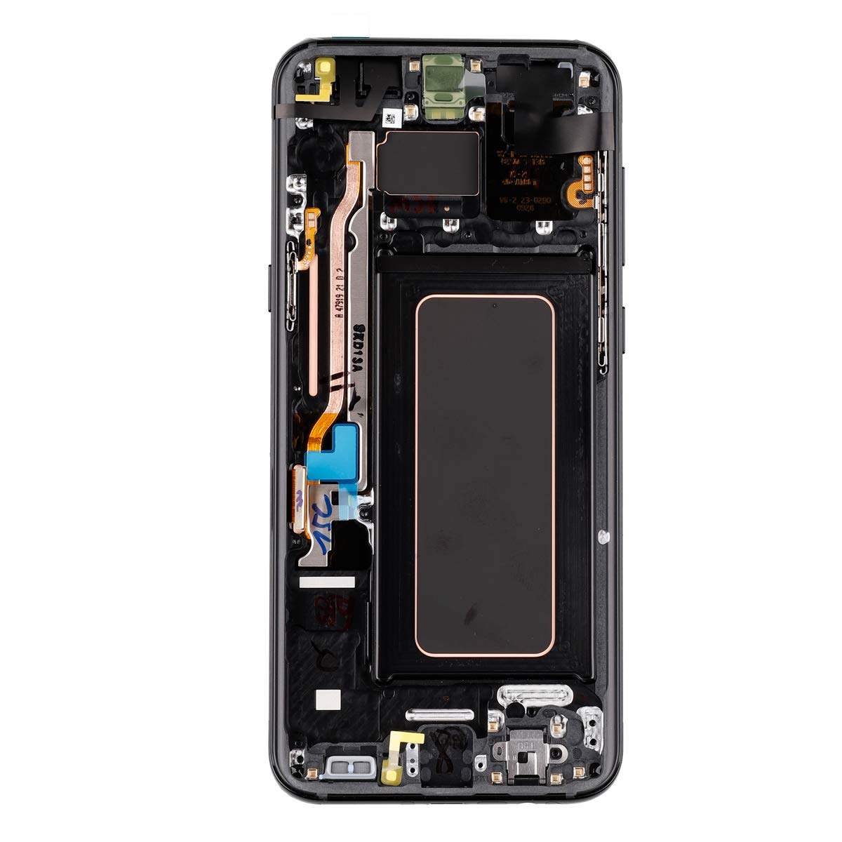 [No Fingerprint Support] New TFT LCD Screen Compatible with Samsung Galaxy S8+ Plus G955F G955P G955V G955T G955R4 LCD Touch Screen Display Assembly with Frame + Tools(Black)