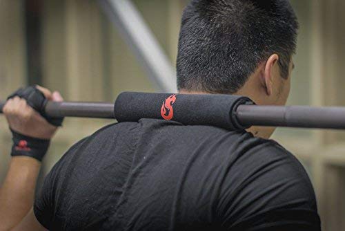 【Ver. 2】【SUNIEX】 HIGH DURABILITY Squat Pad - Fits ALL Olympic Bars - EASY CARRY – SUPER GRIP Design - Neck & Shoulder Protective Pad - Barbell Pad for Squats, Lunges, Weight lifting, Crossfit