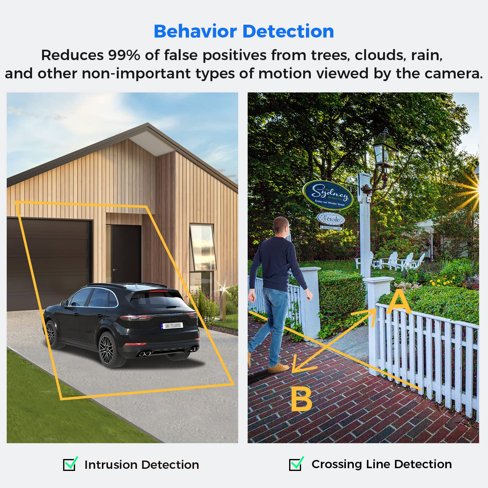 【3TB HDD+Human/Vehicle Detect】 Hiseeu 4K PoE Security Camera System, Home Surveillance Kits w/4Pcs 5MP IP Security Camera Outdoor&Indoor, 16Ch 8MP PoE NVR, Two Way Audio, Spotlight Alarm, 7/24 Record