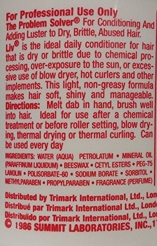 [SUMMIT] LIV CREME HAIRDRESSING AND CONDITIONER 15 OZ, 425 g