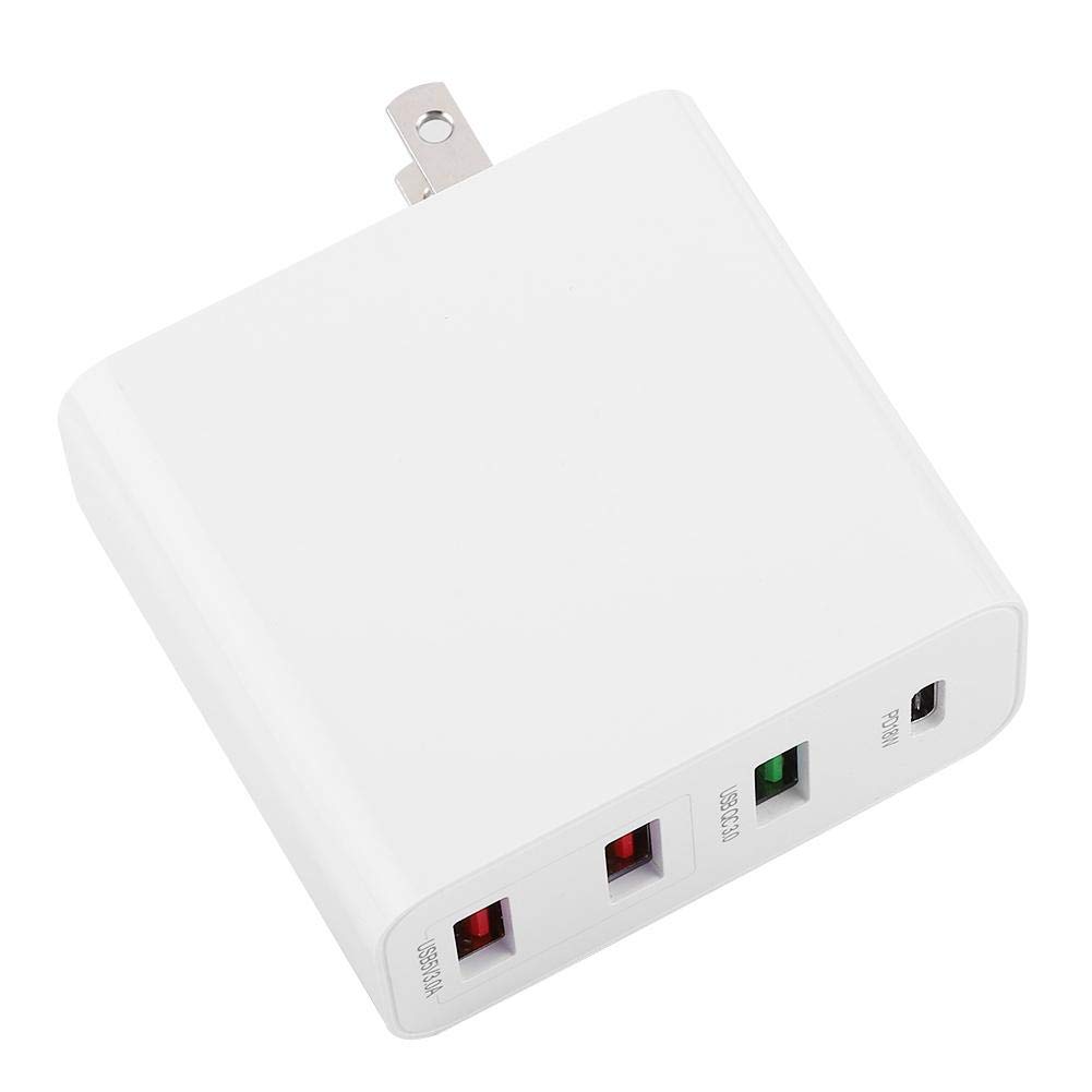 γππ‘π«π’π¬ππ¦ππ¬ ππ’ππγ 18W Charger, High Temperature Resistance 4 Port Charger, Durable PD Dual Chip Built-in Intelligent Chip for Traveling Outdoor Business(U.S. regulations)