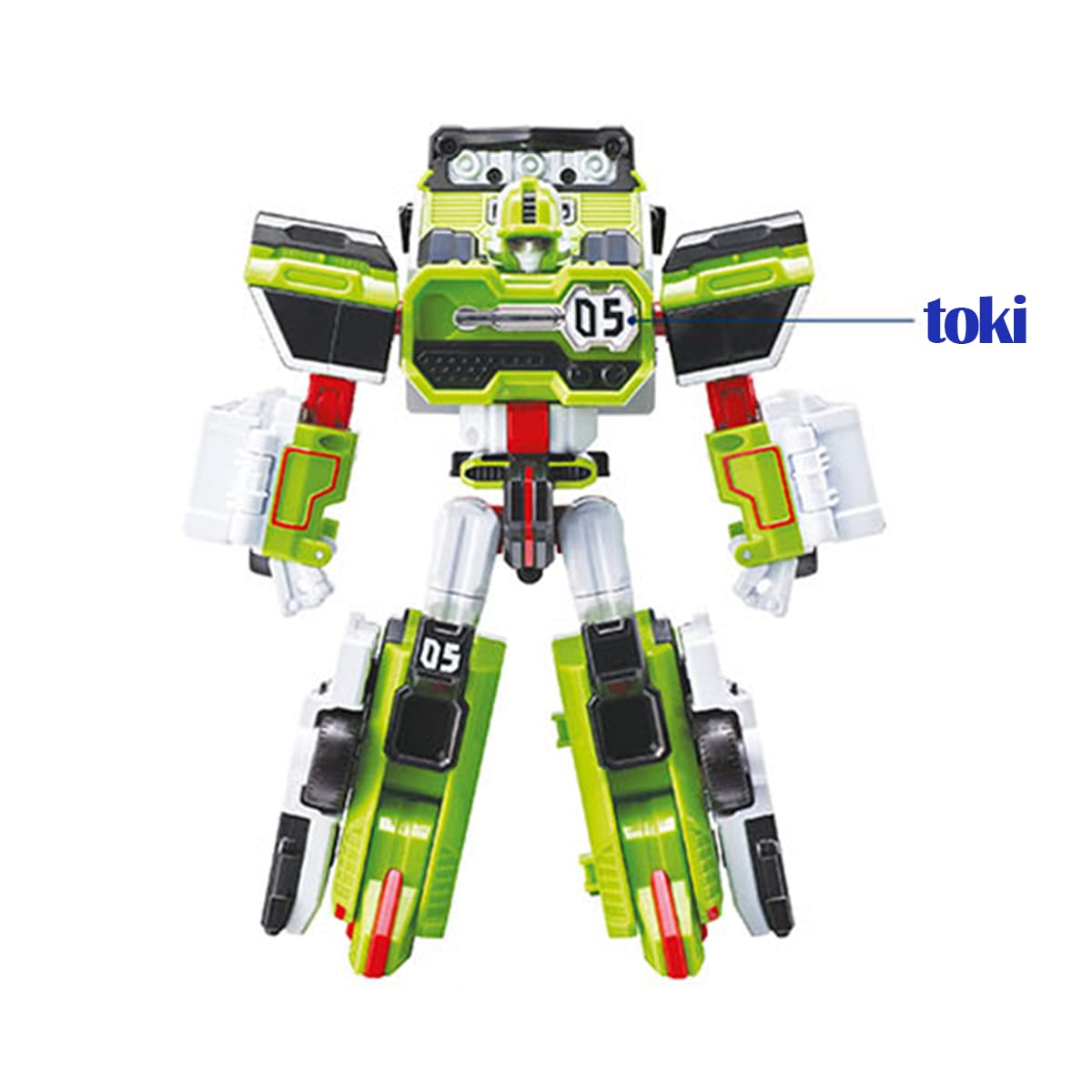 [Tobot V] Big Boss Transforming Robot to City Bus Transformation Action Figure Toy Bus car Transforming