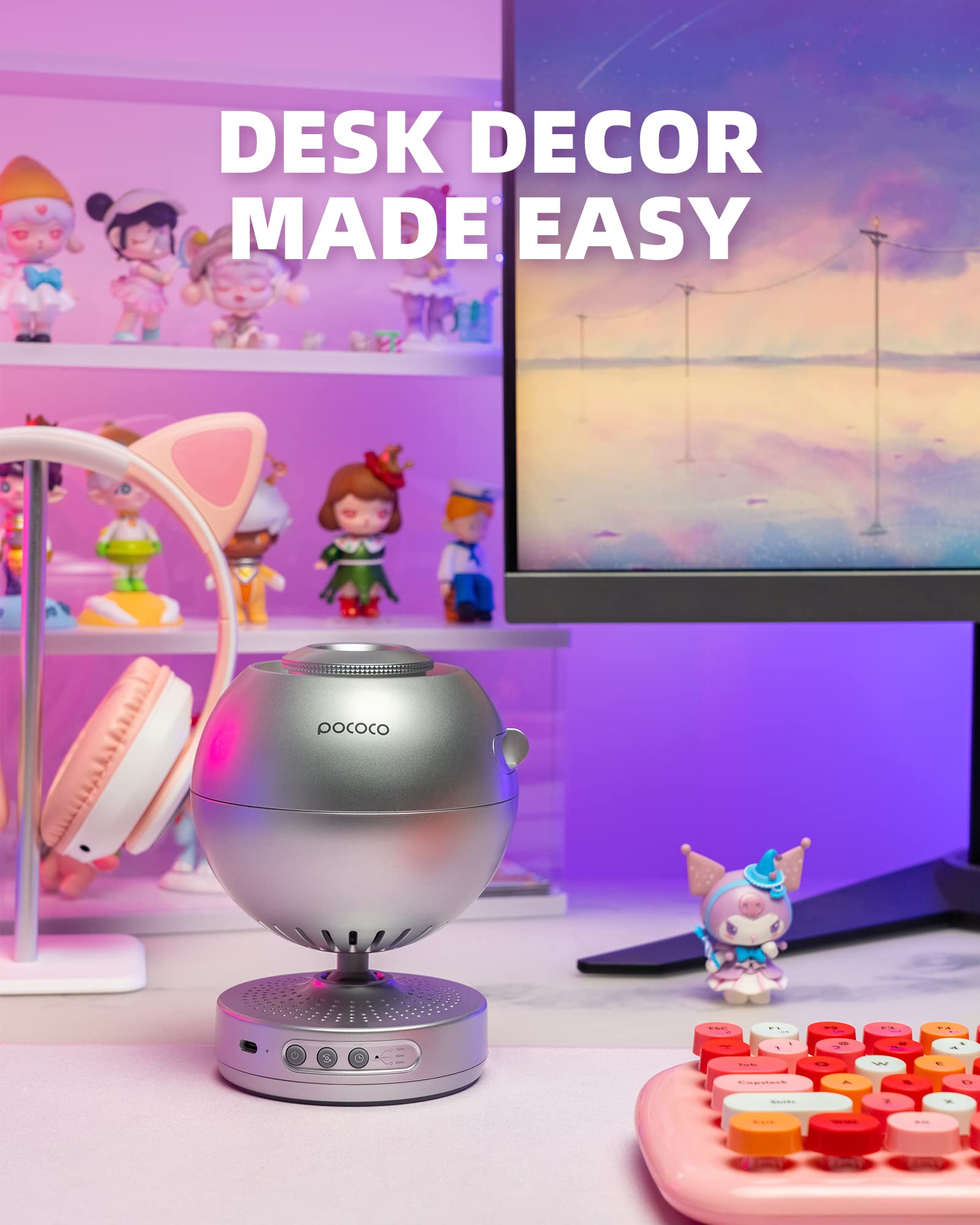 【Limited Time Offer: 16% Off 】POCOCO Galaxy Projector + Moon and Stars - Discs (6 Pieces)