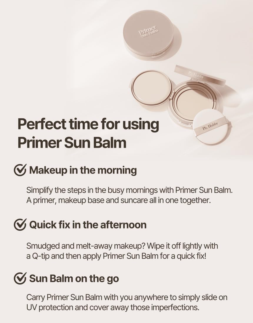 [Ph. Hubby] Primer Sun Balm Primer & Sun Care 2-in-1 Balm SPF 50+ PA+++