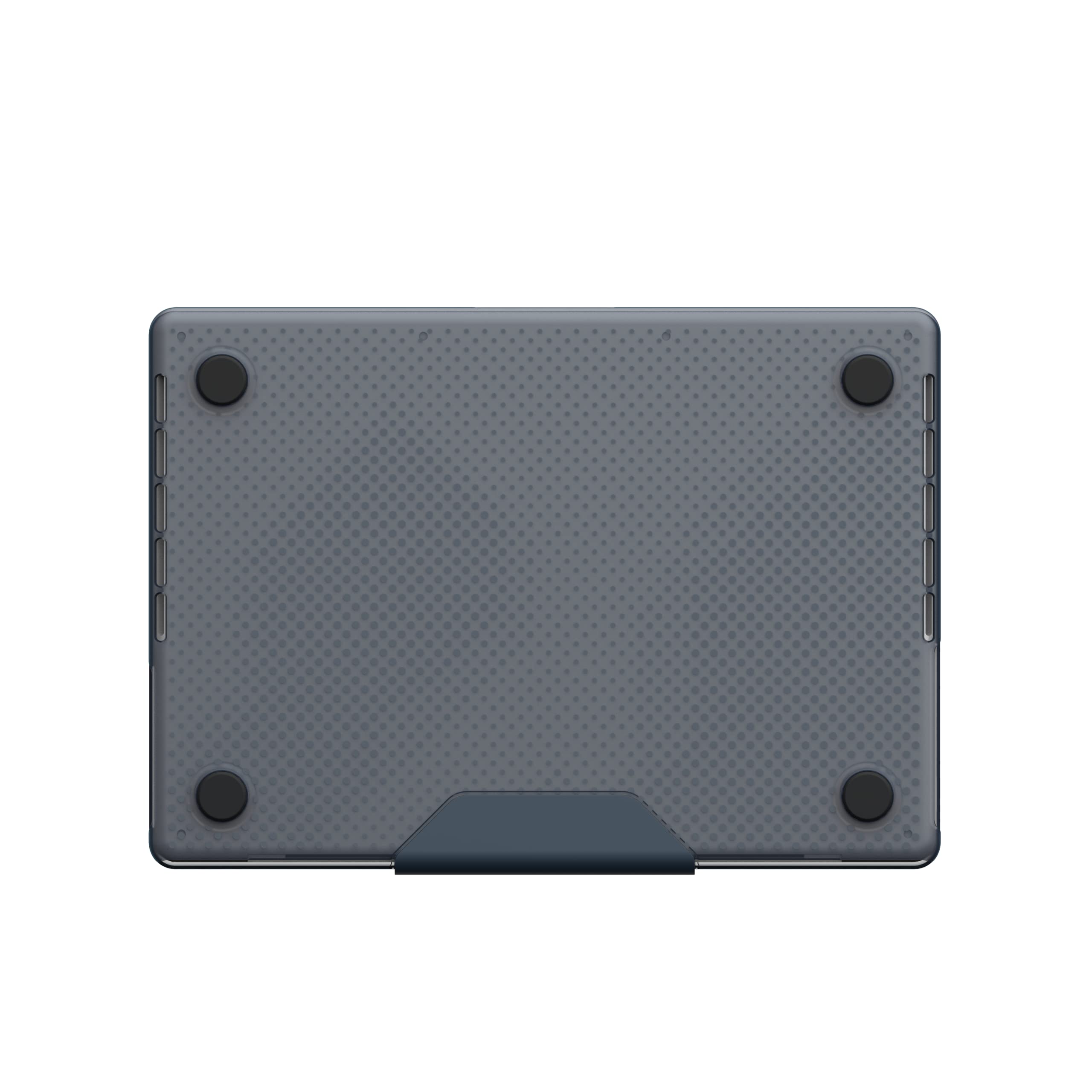 [U] by UAG Designed for MacBook Pro 14" Case 2021-2023 A2918 A2992 M3/M3 Pro/Max, A2779 M2 Pro/Max, A2442 M1 Pro/Max Slim Scratch Resistant Touch ID DOT Protective Laptop Cover, Grey Translucent Ice