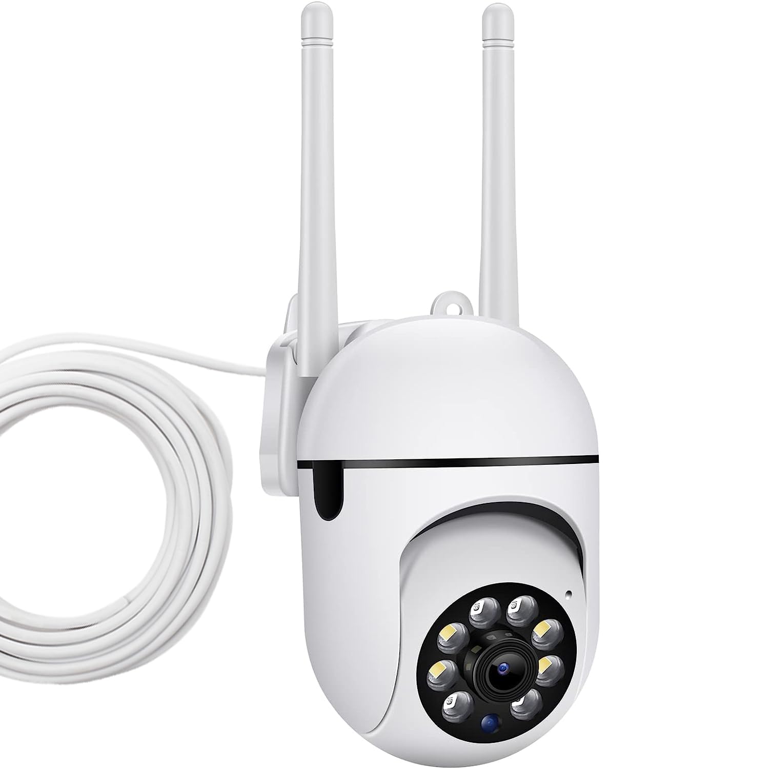 【Extend Wire 2m】 Dual Band Indoor Wireless Security Camera Wall Mount Dome Surveillance Cameras with Floodlight,HD1080P Pan Tilt Camera Full Colorful Night Vision Motion Detection, 2-Way Audio