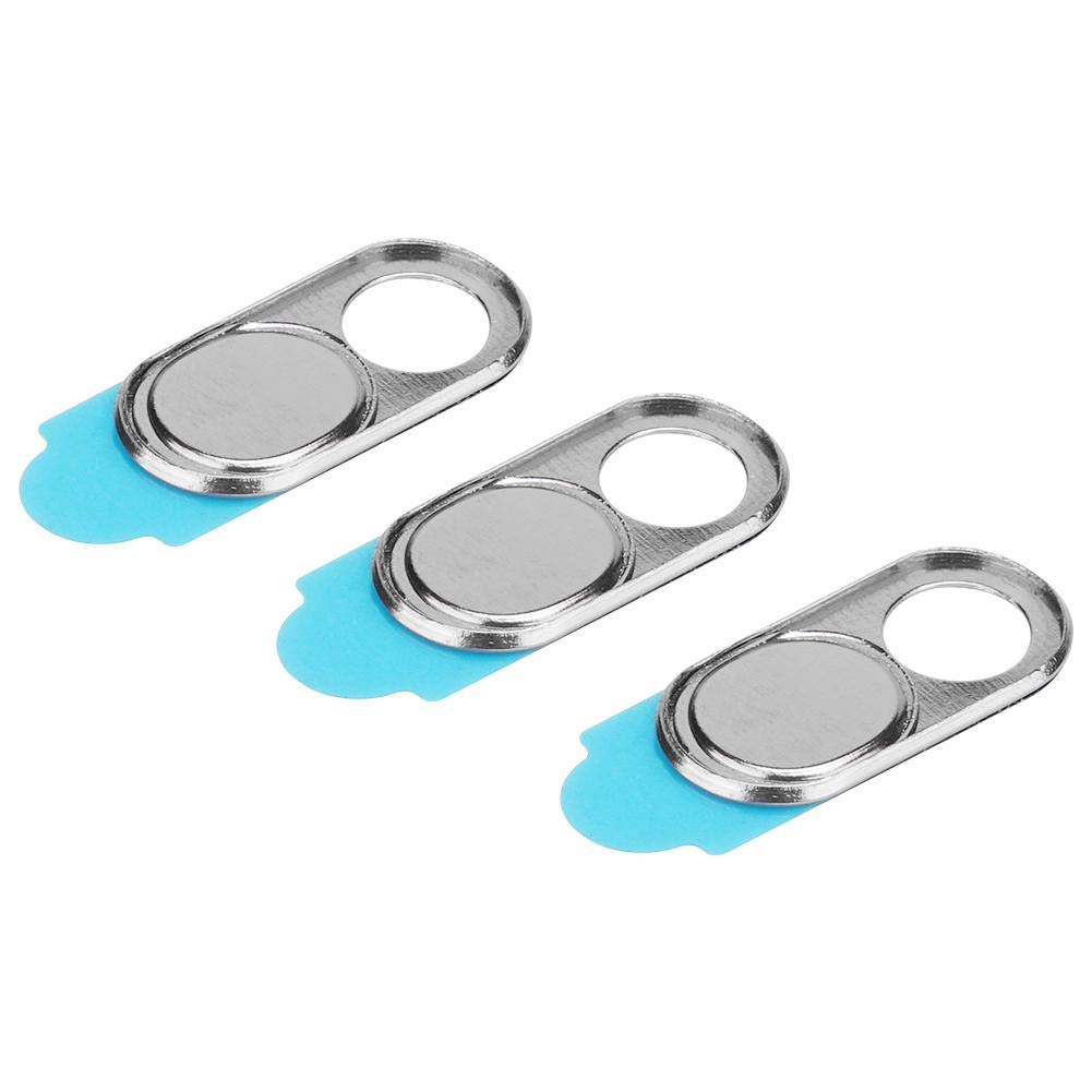 ♂Valentine's Day Present♂Leftwei Easy to Install Webcam Protect Sticker, Camera Protect Sticker, for Phone Smartphone Len(Silver)