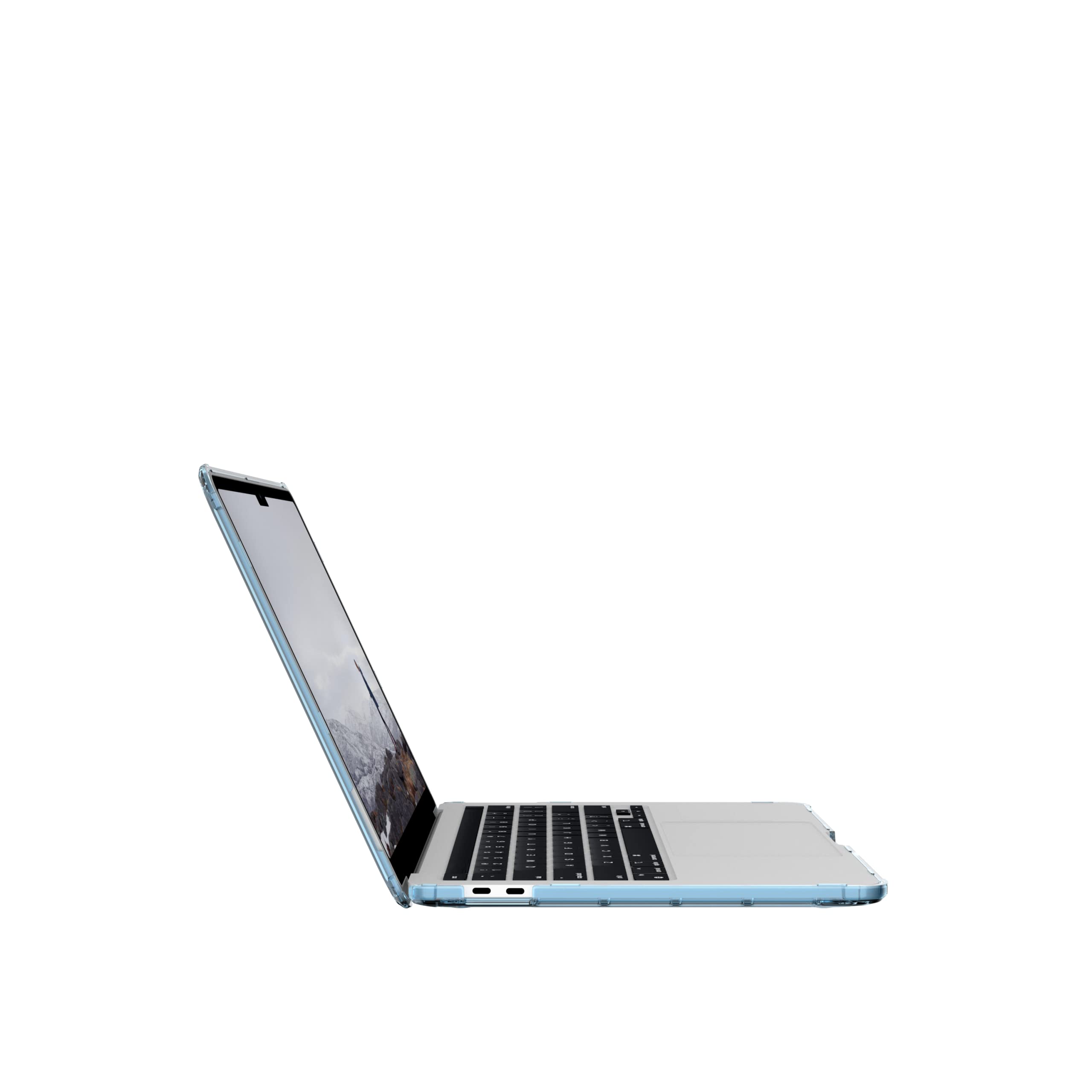[U] by UAG Designed for MacBook Pro 13" Case 2020-2021 M1, 2022 M2 (A2289, A2251, A2338) Lucent Black, Translucent Durable Lightweight Impact Resistant Laptop Protective Cover by URBAN ARMOR GEAR