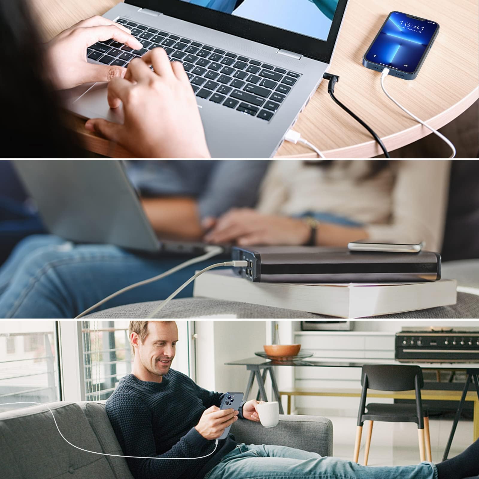 【MFi Certified】iPhone Charger Fast Charging, Redpark 3Pack PD 20W USB-C Power Adapter Type-C Wall Charger with 3Pack 6FT Type-C to Lightning Cable for iPhone 14 13 12 11 Pro Max Mini XS XR X 8 SE iPad