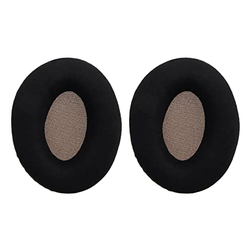 1 Pair Ear Pads Compatible with Sennheiser Momentum On-Ear Headphones Comfort Velour Ear Cushions Headset Repair Replacement Accessories Black
