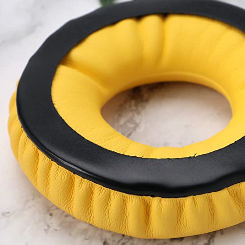 1 Pair Earpads Compatible with Sennheiser HD25 HD25-II HD25SP HD25SP-II Headphones Replacement Leather Soft Foam Ear Cushions Headset Repair Parts Black