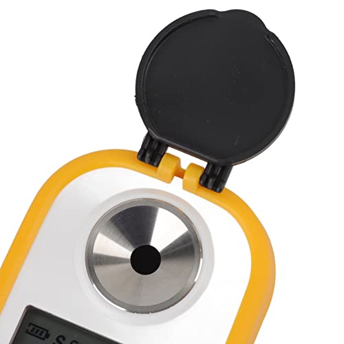 0‑80% Brix Meter Refractometer, Sugar Refractometer Quick Testing Widely Used Portable Large LCD Screen for Fruit Wine